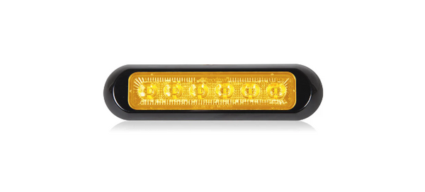 Maxxima Ultra Thin Low Profile Warning Light- Amber 6 LED ...