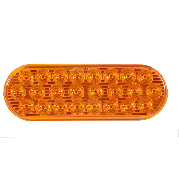 Maxxima 6" Oval Amber Turn & Warning Light Series 24 LED ...