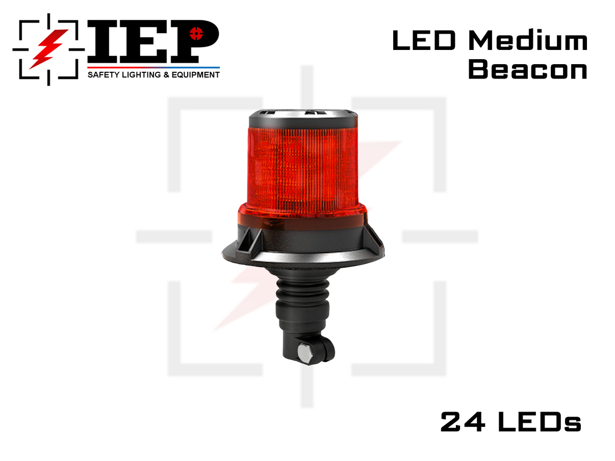 Medium LED Beacon - 24 LEDs RED – International Emergency Products